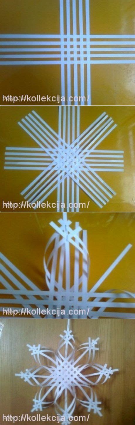 Объемные снежинки из бумаги Снежинки Поделки Бумага
