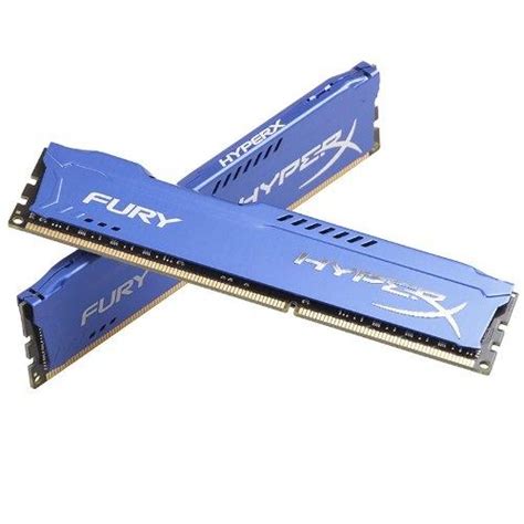 Memoria Ram Ddr3 16gb 1600 Mhz Cl10 Kingston Hyperx Fury Blue Hx316c10fk2 16 Kit 8gb X 2
