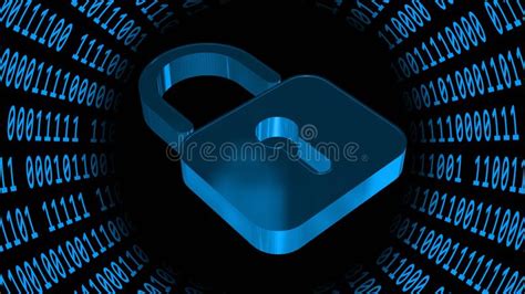 Abstract Futuristic Background Of Matrix Style Binary Code Built Into