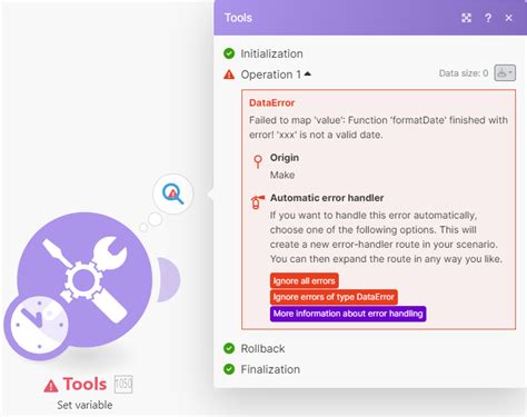 Error In The Formatdate Parsedate Function Showcase Make Community