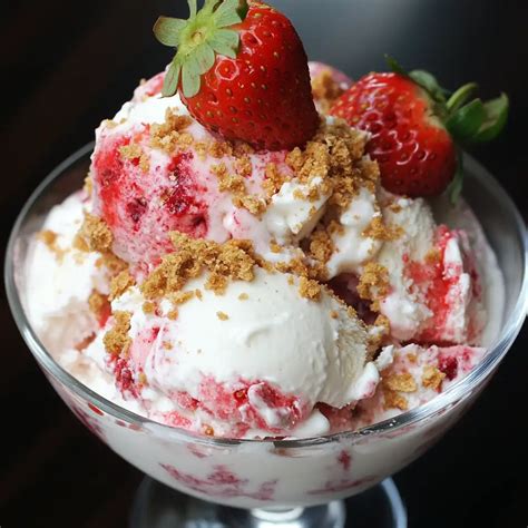 Strawberry Cheesecake Ice Cream Recipe