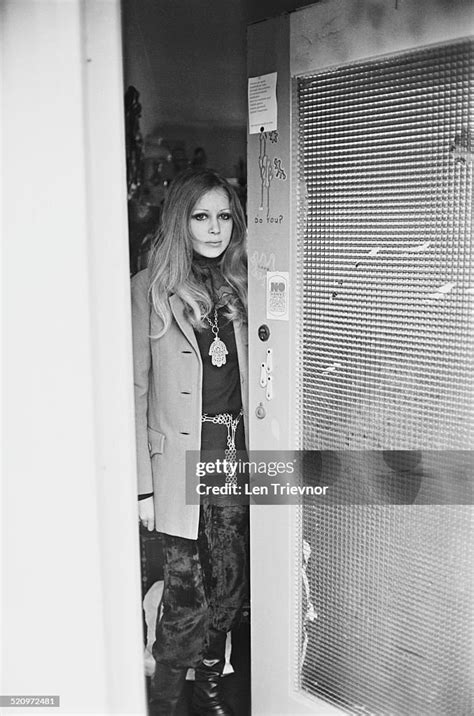 English Model And Photographer Pattie Boyd Leaving The Home She