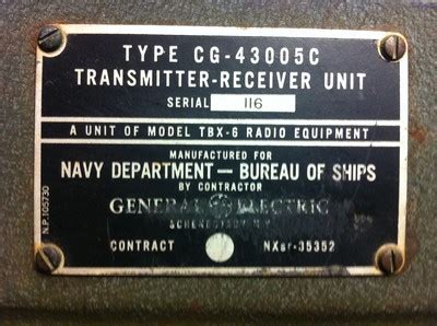Tbx 6 Radio Usmc Wwii Era 400797844