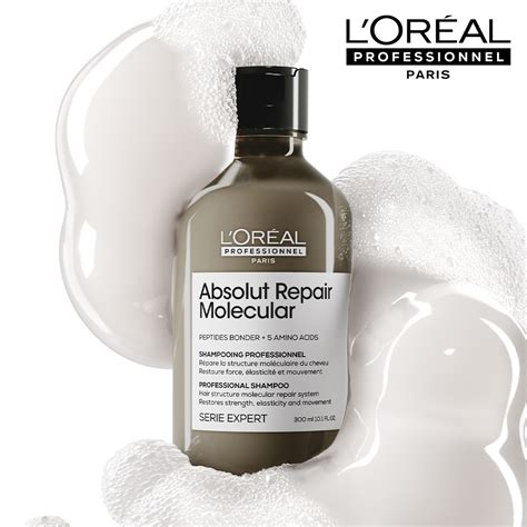 로레알파리 시간을 되돌리는 리페어 솔루션 New 로레알 앱솔루트 리페어 몰큘러 샴푸 300ml 세트 샴푸100ml증정