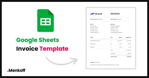 Get A Free Google Sheets Invoice Template