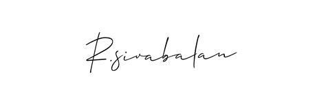 98 R Sivabalan Name Signature Style Ideas Creative Autograph