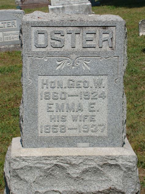 Hon George William Oster 1860 1924 Find A Grave Memorial