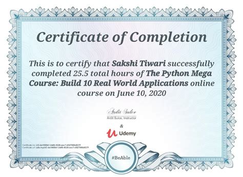 Udemy Sakshi Tiwari Upadhyaya
