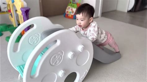 혼자 거꾸로 미끄럼틀 타기 Youtube