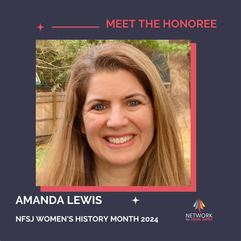 Womens History Month 2024 Honoree Amanda Lewis Network For Social