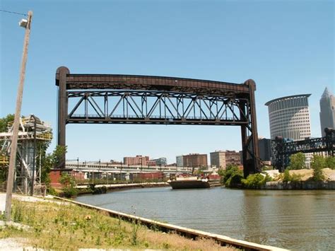 The Jack Knife Bridges Of Cleveland Ohio A City With A Population Of