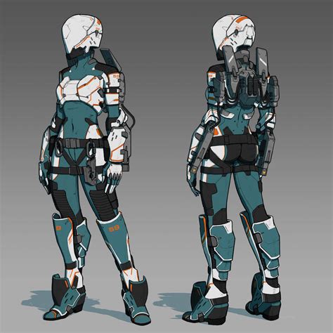Cyborg Girl 34 By Alpyro On Deviantart