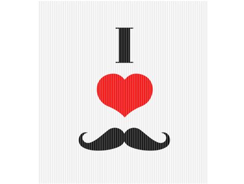 I Love Dad Mustache Fathers Day Graphic Graphic By Svgplacedesign