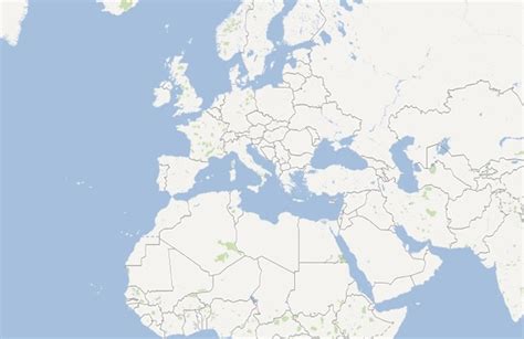 Google Maps Without Any Labels Country Names Mark Needham