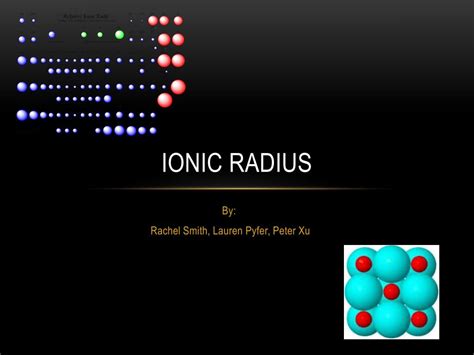 PPT IONIC RADIUS PowerPoint Presentation Free Download ID