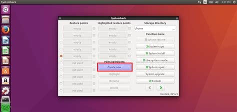 restore ubuntu to previous state using systemback ostechnix