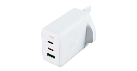 Acefast Töltő Gan 65w 3 Portos 1xusb 2xusb C Pd Uk Dugó Fehér A44