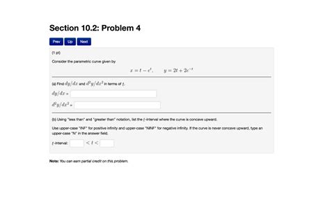 Solved Consider The Parametric Curve Given By A Find Chegg