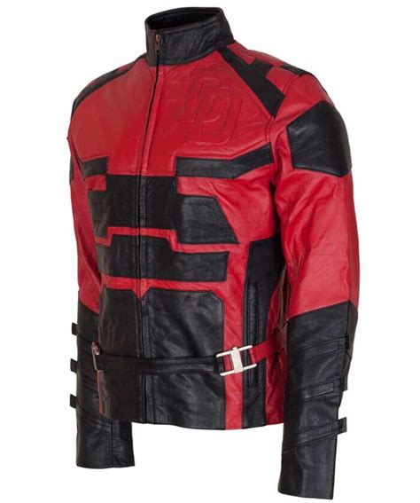 Daredevil Charlie Cox Leather Jacket Costume