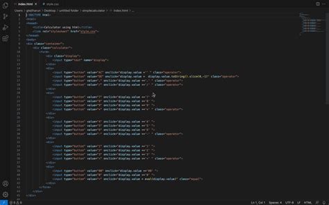 tej tharun on linkedin week1 task simple calculator using html css