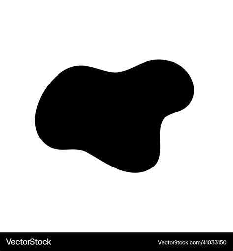 Irregular Shape Isolated Royalty Free Vector Image