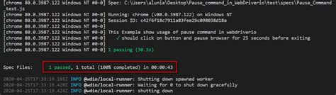 webdriverio pause command qafox