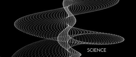 Spiral Array With Dynamic Particles Abstract Grid Design 3d Vector Illustration For Science Or