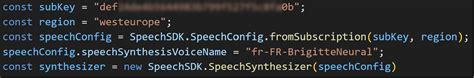 Azure Ai Speech Js Sdk Doesnt Allow Me Anything Microsoft Qanda