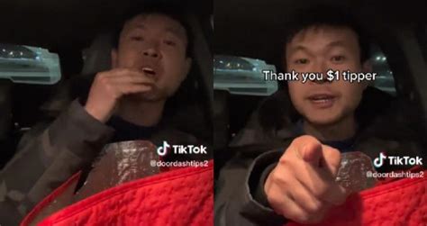Doordash Driver Eats A Customers Order On Tiktok After Getting A 1 Tip