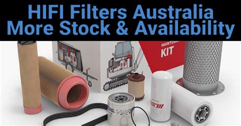 HIFI Filters Australia Stronger Distribution Filters Plus WA