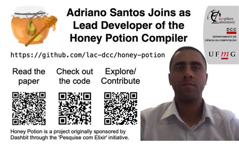 Adriano Santos Joins Honey Potion Compiler As Lead Developer