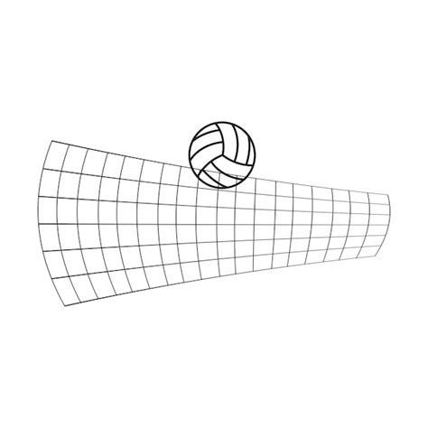 배구 공 로고 벡터 및 기호 디자인 서식 파일 프리미엄 벡터