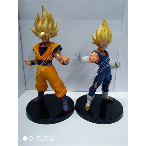 Dragon Ball Z Ssj Son Goku And Majin Vegeta Authentic Loose Set Figure