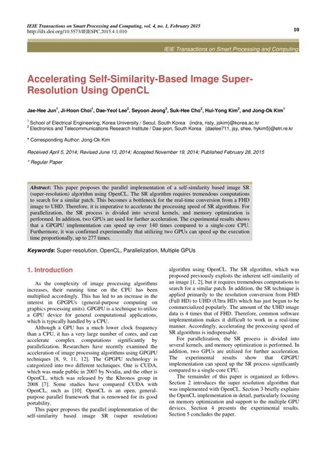 Pdf Accelerating Self Similarity Based Image Super Resolution Using