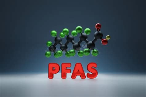 Pfas Per And Poly Fluoroalkyl Substances 3d Molecule Conformer