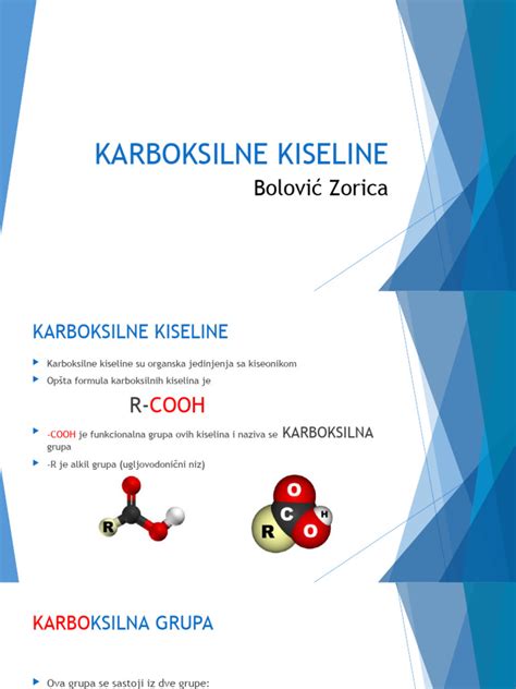 Karboksilne Kiseline Pdf