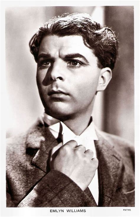 Emlyn Williams In Night Alone 1938 Celebrities Male Actors Williams