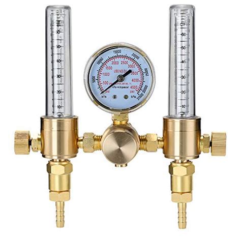 Regulador De Argón Caudalímetro De Co2 De Doble Salida Para Gas De