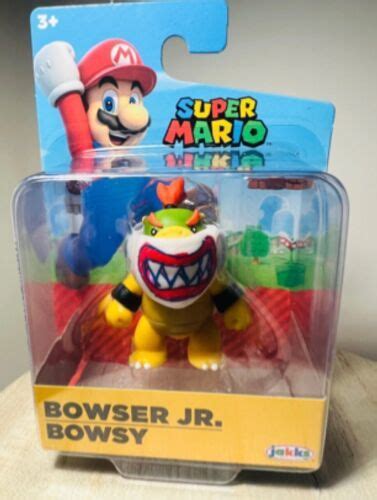 Jakks Pacific Super Mario Bowser Jr Bowsy 2 5 Inch Figure World Of