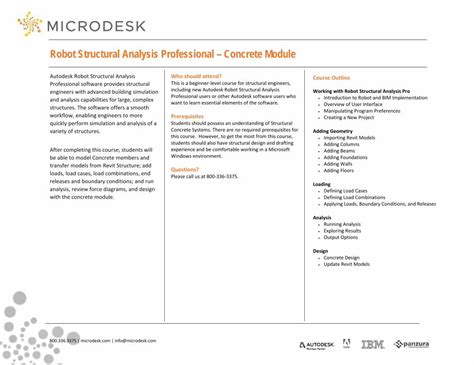 PDF Robot Structural Analysis Professional Concrete Autodesk Robot Structural Analysis
