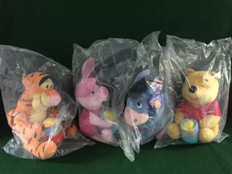 Disney New Winnie The Pooh Eeyore Tigger Piglet Hunny Pot Plush Soft