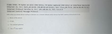 solved frame 8368 74 bytes on wire 592 bits 74 bytes