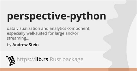 perspective python — rust data vis library lib rs