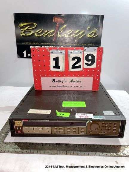 Keithley 238 High Current Source Measure Unit Bentley And Associates Llc