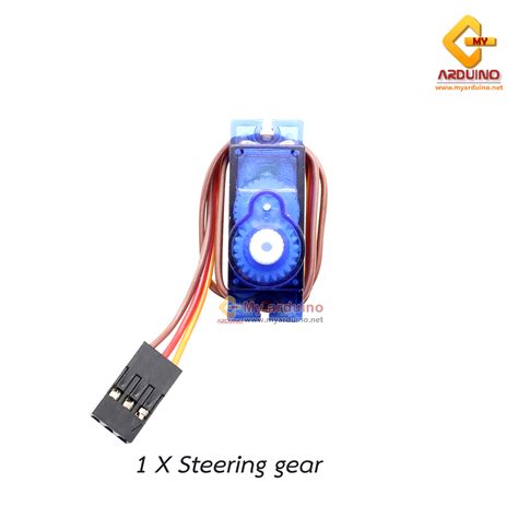 ชุดรถหุ่นยนต์หลบหลีกสิ่งกีดขวางและเดินตามเส้น Smart Car Kit 2wd Robot Ultrasonic Module For