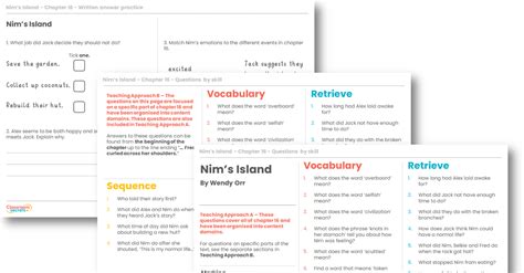 Reading Skills Nims Island Chapter 16 Classroom Secrets Classroom Secrets