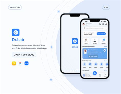 Dr Lab UI UX Case Study Medical Appointments App Behance