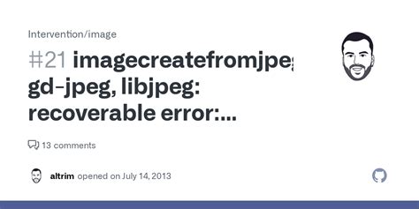 imagecreatefromjpeg gd jpeg libjpeg recoverable error premature