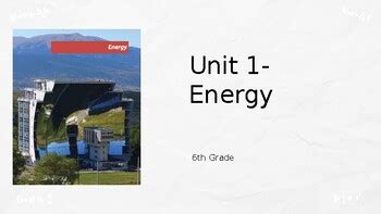 Lab Aids SEP UP Energy Unit In Class Notes By Kenzie Kelley TPT