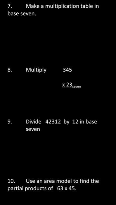 Solved 1 Use Multibase Pieces Base Ten Blocks To Solved 1 Use Multibase Pieces Base Ten Blocks To